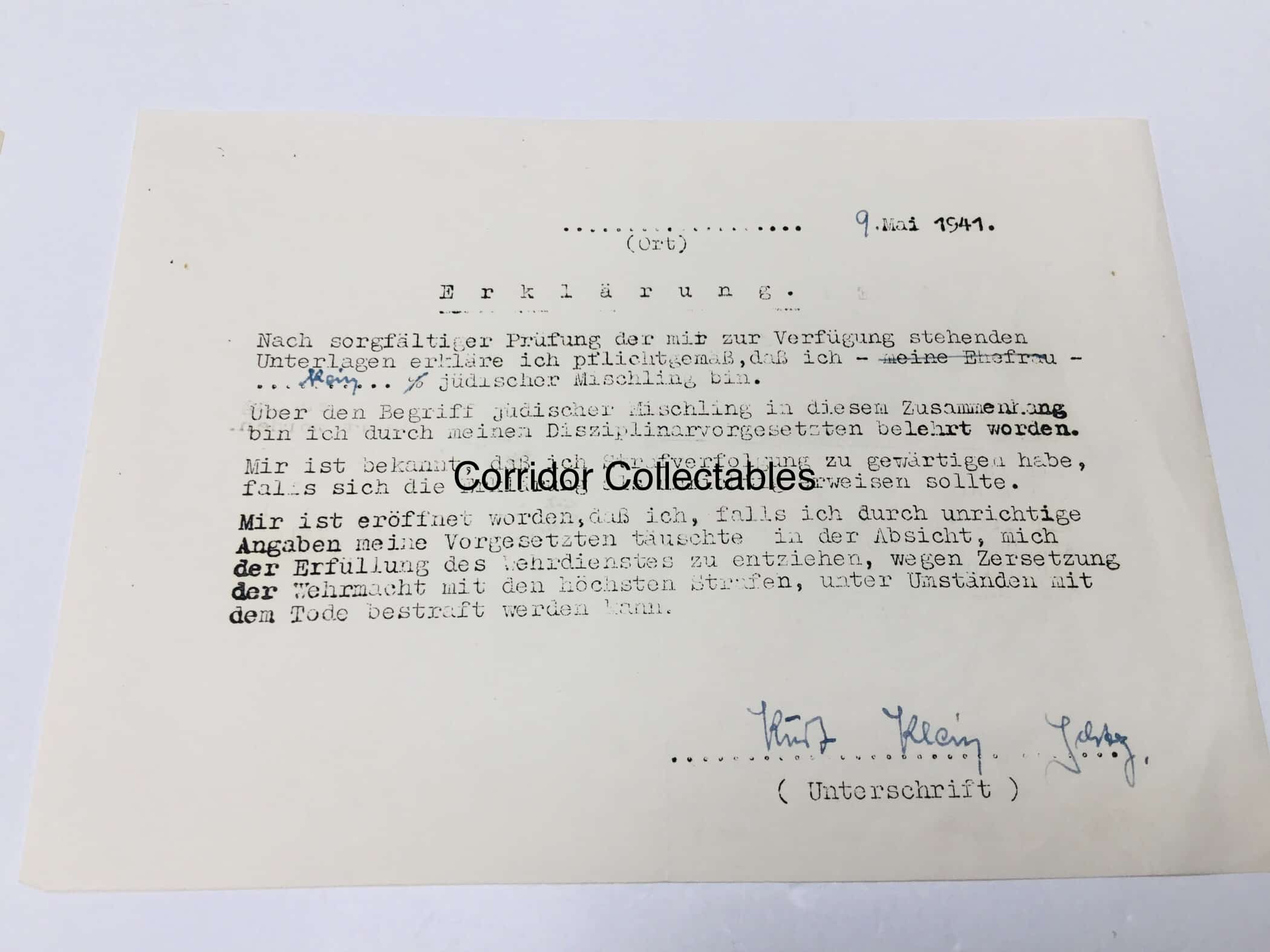 Wehrpass 123. Infanterie Division - Cholm - Demjansk 1942 - Corridor ...